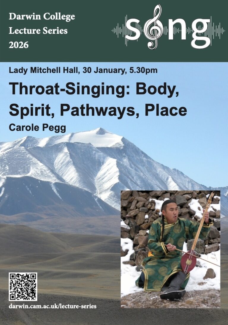 2026 Lecture Series - Song - Darwin College